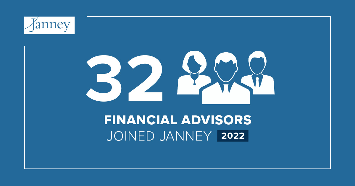 Janney Adds 32 Experienced Financial Advisors in 2022