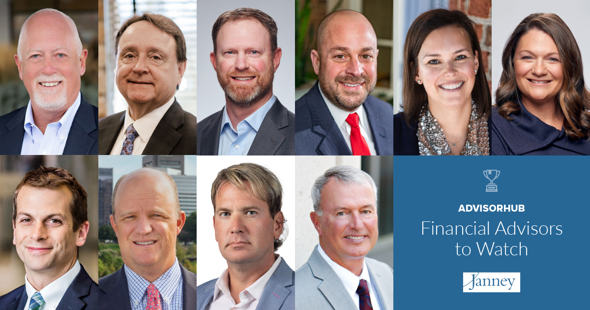 AdvisorHub Names 10 Janney Financial Advisors as Advisors to Watch